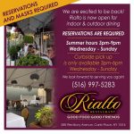 Menus – Rialto Restaurant