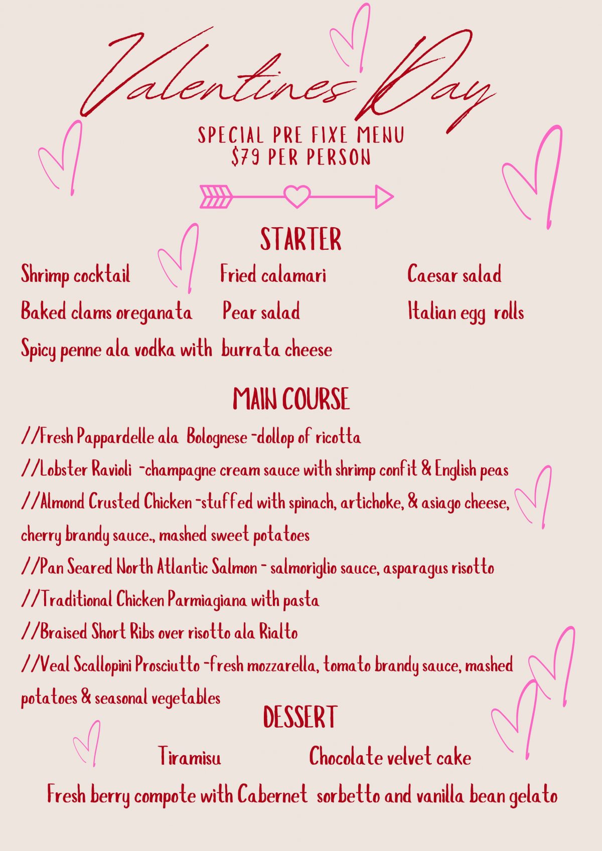 Menus – Rialto Restaurant